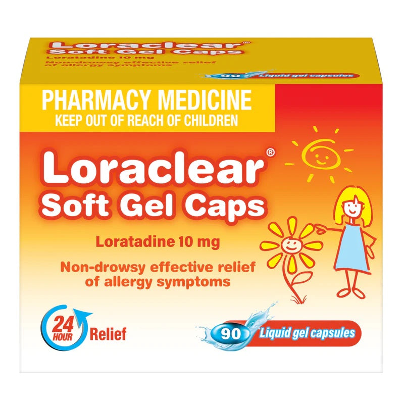 Loraclear 10mg Soft Gel Capules 90 Capules – Chemist Plus