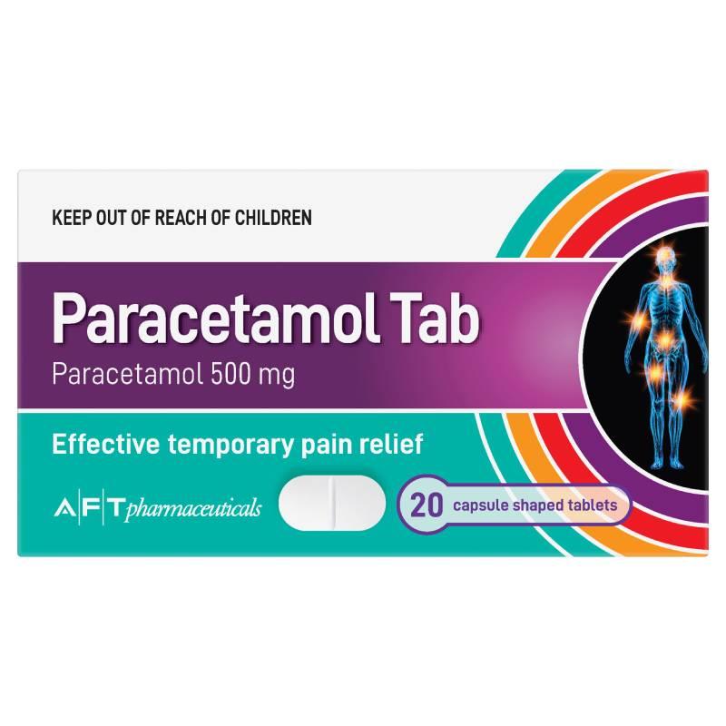 AFT Paracetamol 500mg Tablets 20s – Chemist Plus
