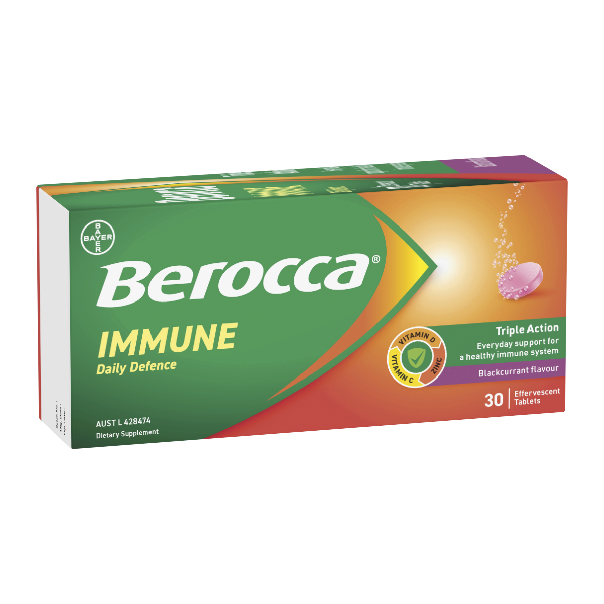 Berocca Immune DF Blackcurrant 30s – Chemist Plus