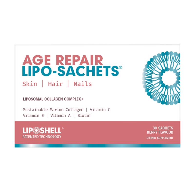 Liposhell Age Repair Lipo-Sachets Liposomal Collagen Complex+ 30 Pack ...