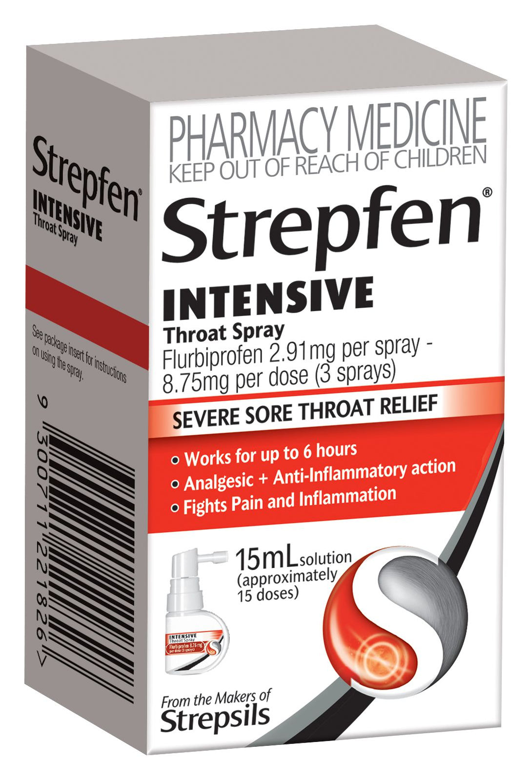 Strepfen Intensive Throat Spray 15ml – Chemist Plus