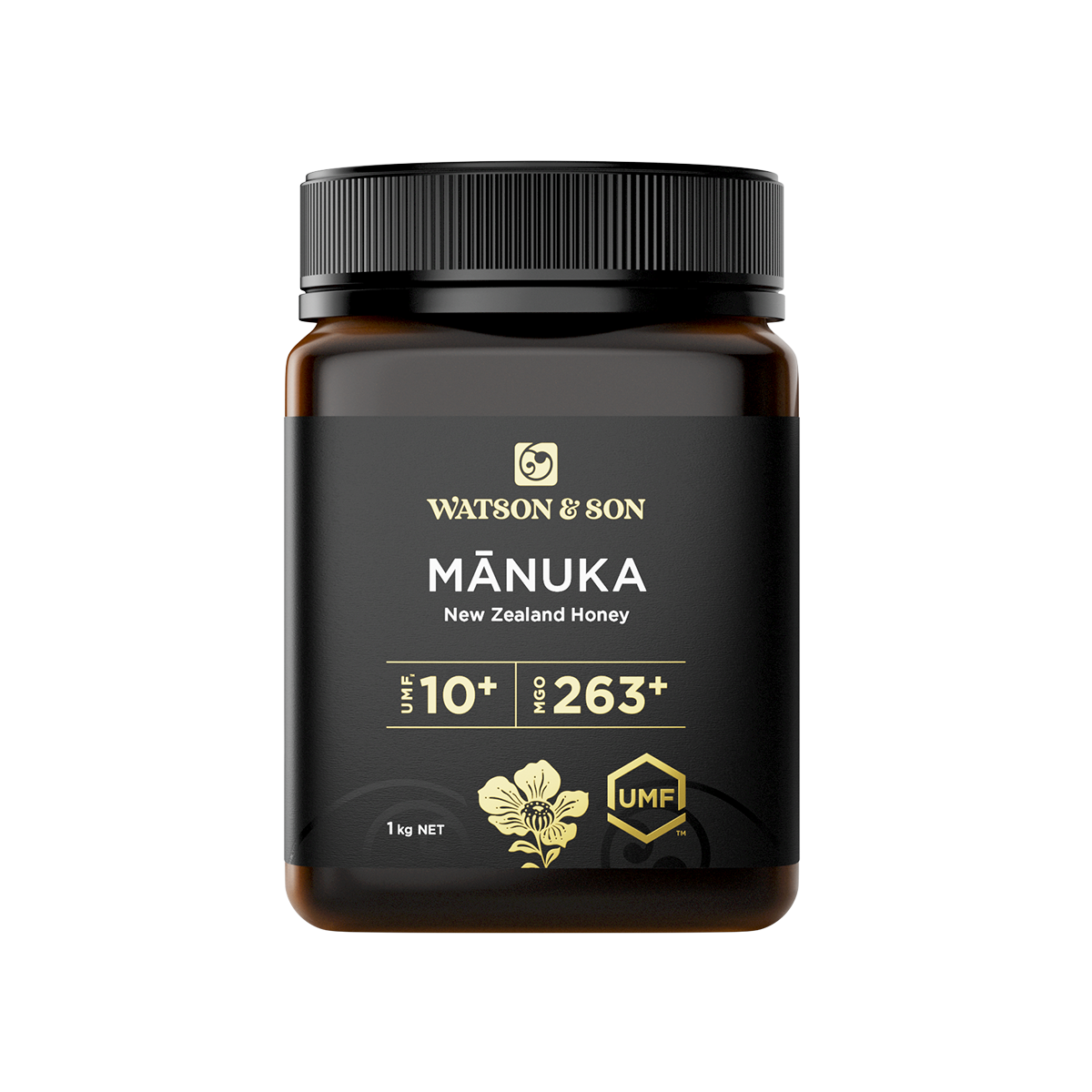 Watson & Son Manuka Honey UMF 10+ MGO 263+ 1kg – PureFlow™ NZ – Chemist ...