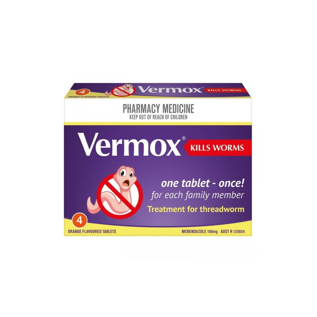 Vermox Tabs 100mg 4 – Chemist Plus