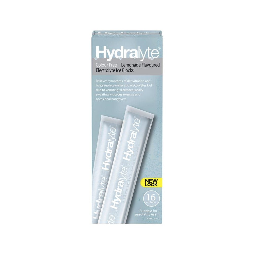 Hydralyte Ice Block Lemonade 16 pack – Chemist Plus
