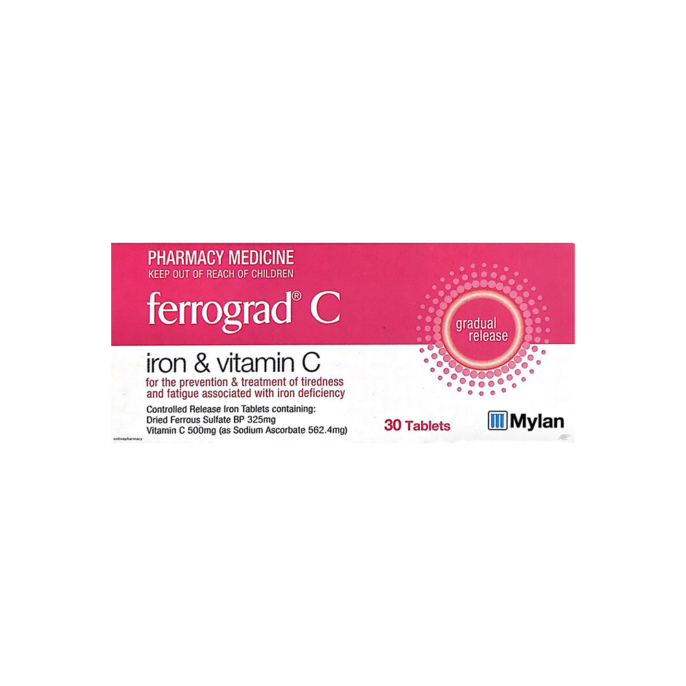 Ferrograd C tablets 30 tablets – Chemist Plus