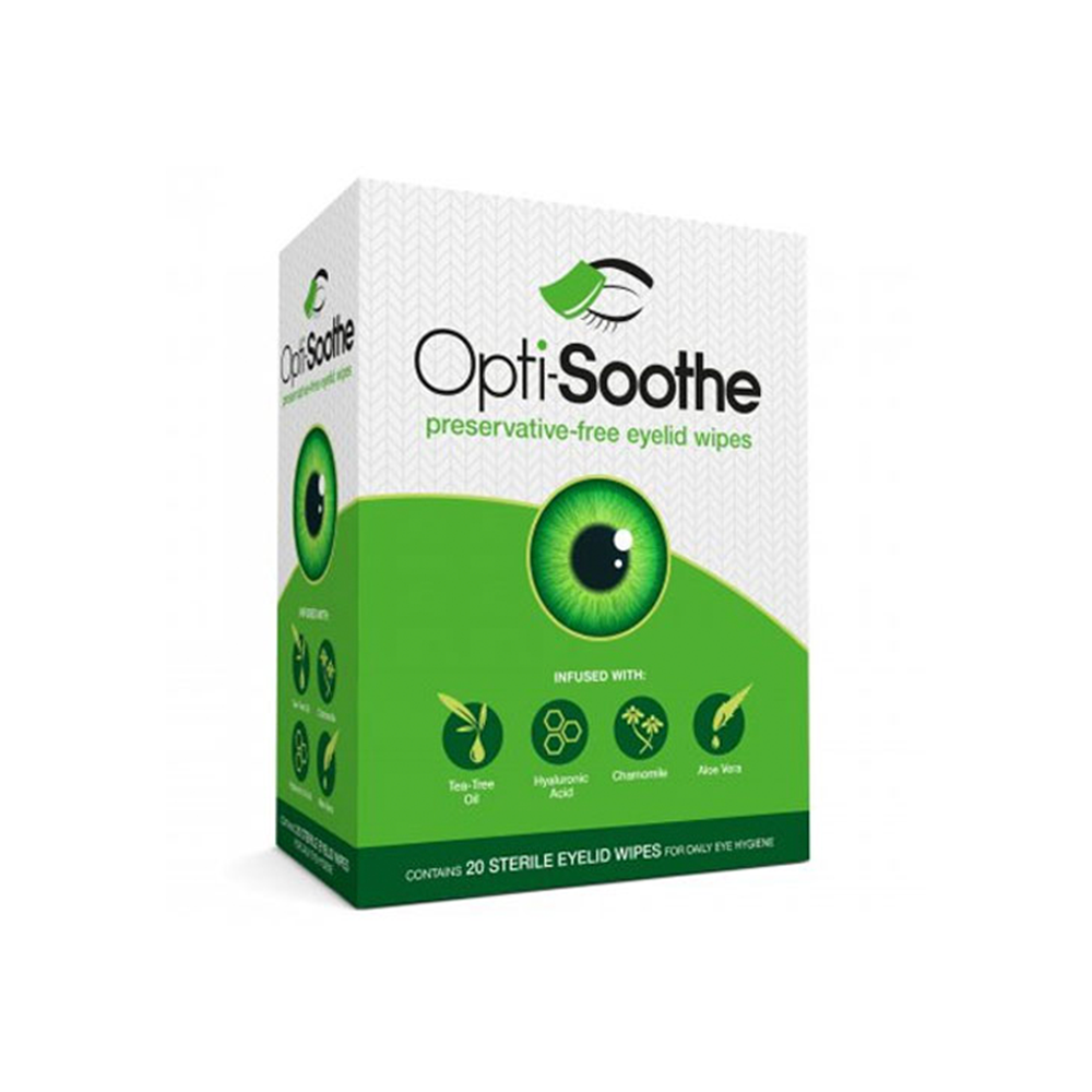 Opti-Soothe Eyelid Wipes 20 wipes – Chemist Plus