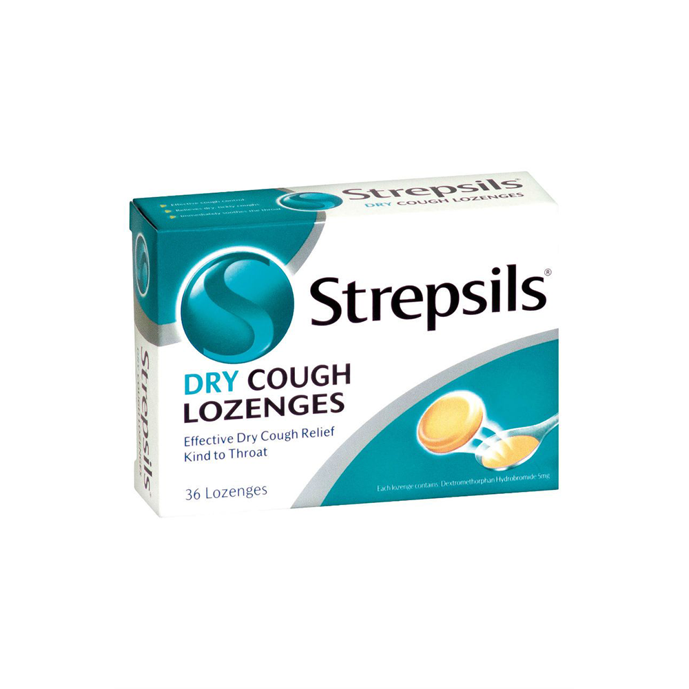 Strepsils Dry Cough Lozenges 32 Lozenges – Chemist Plus