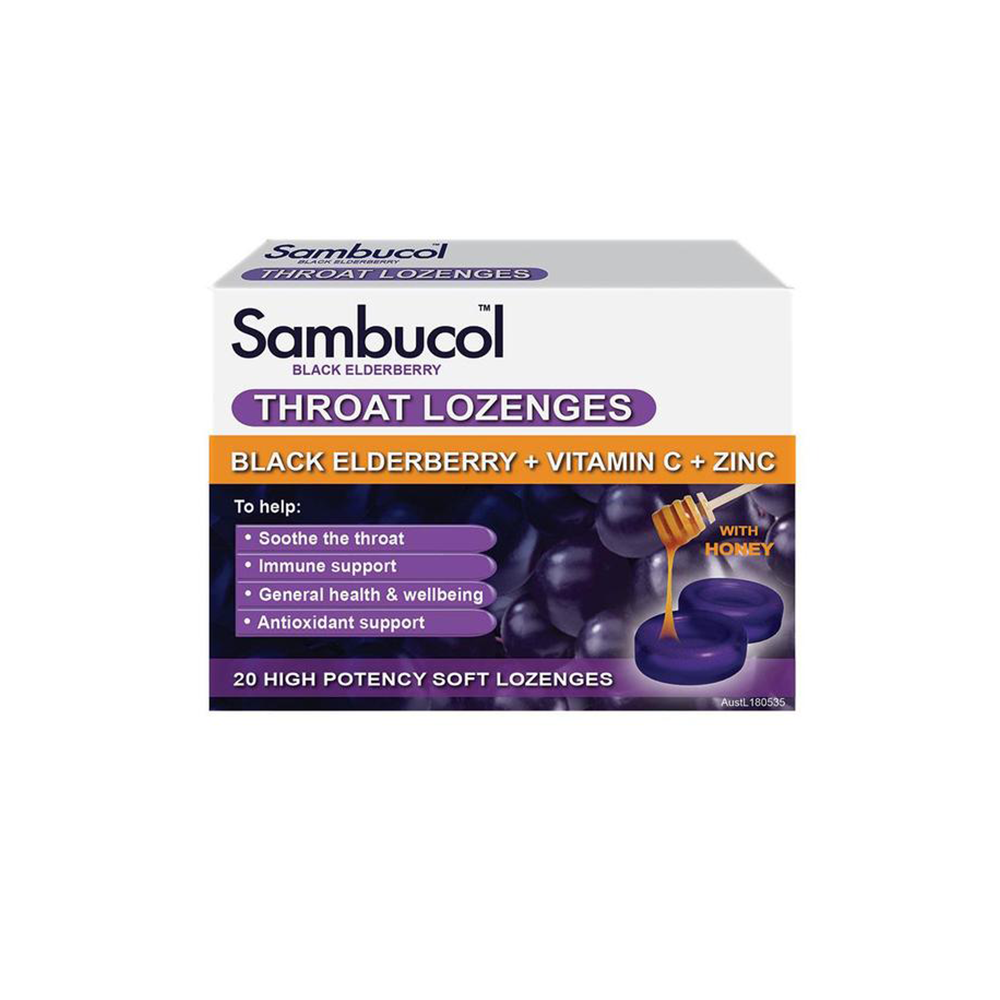 Throat Lozenges 20 lozenges – Chemist Plus