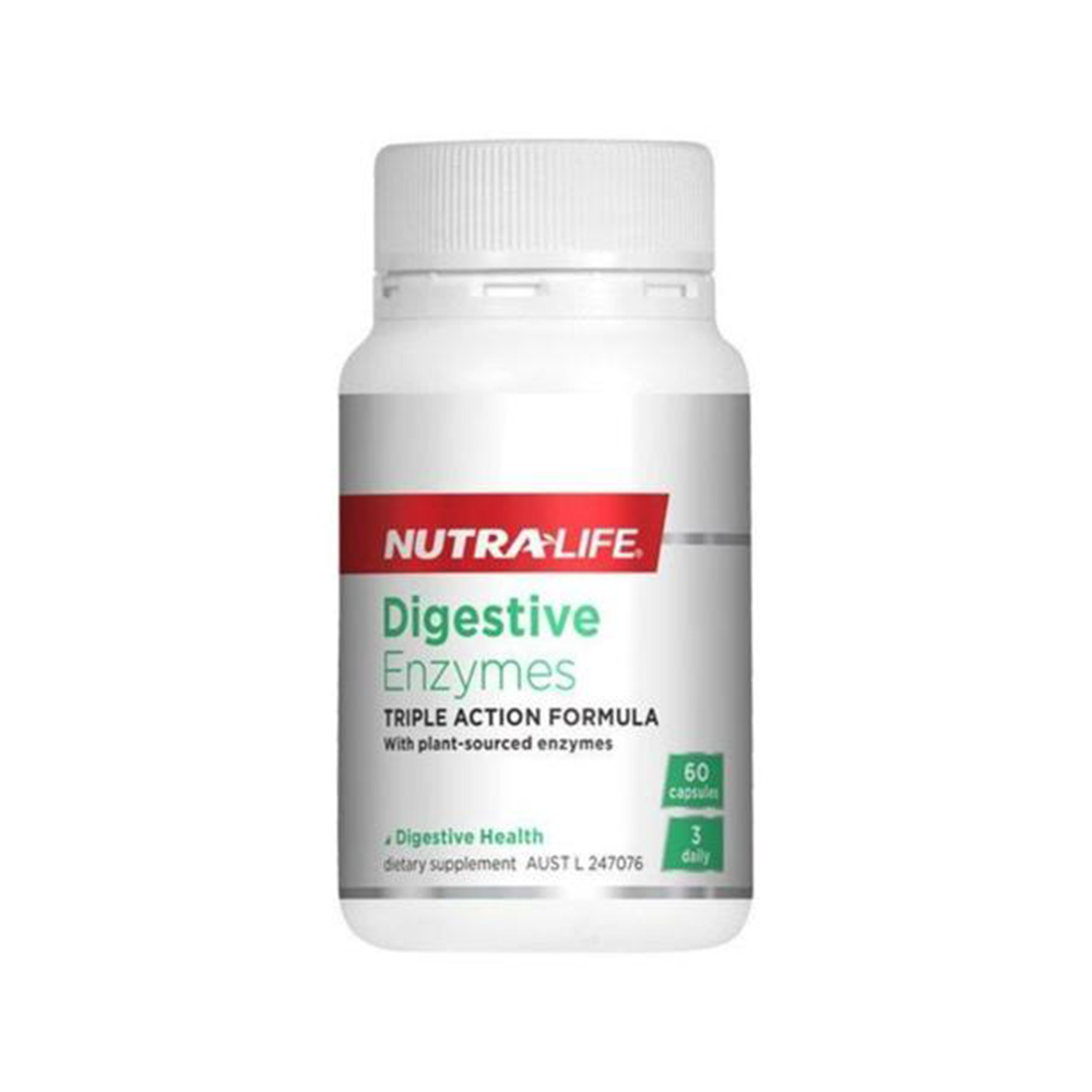 Digestive Enzymes - Triple Action Formula 60 vege capsules – Chemist Plus