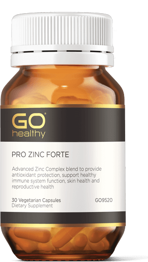 Go Healthy Pro Zinc Forte 30 vege capsules – Chemist Plus