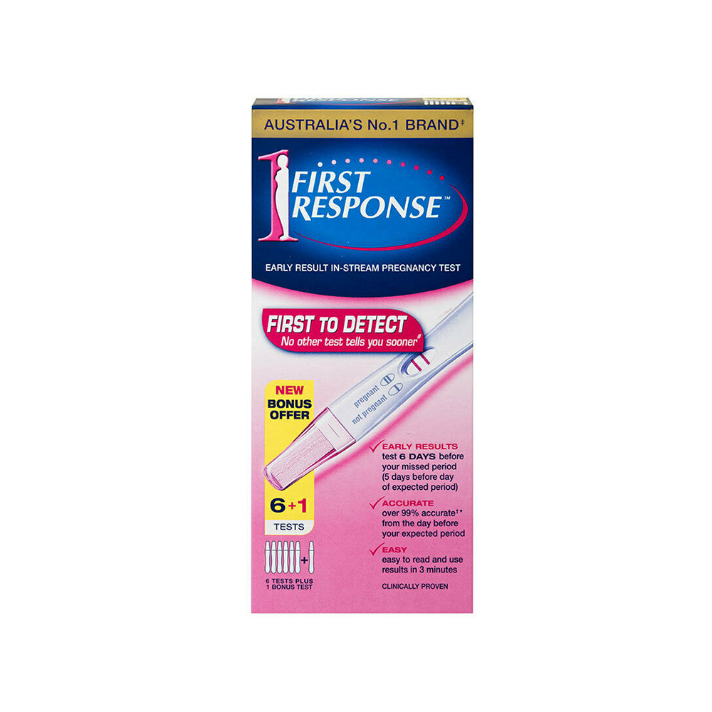 First Response Early Result Instream Pregnancy Test 7 pack – Chemist Plus