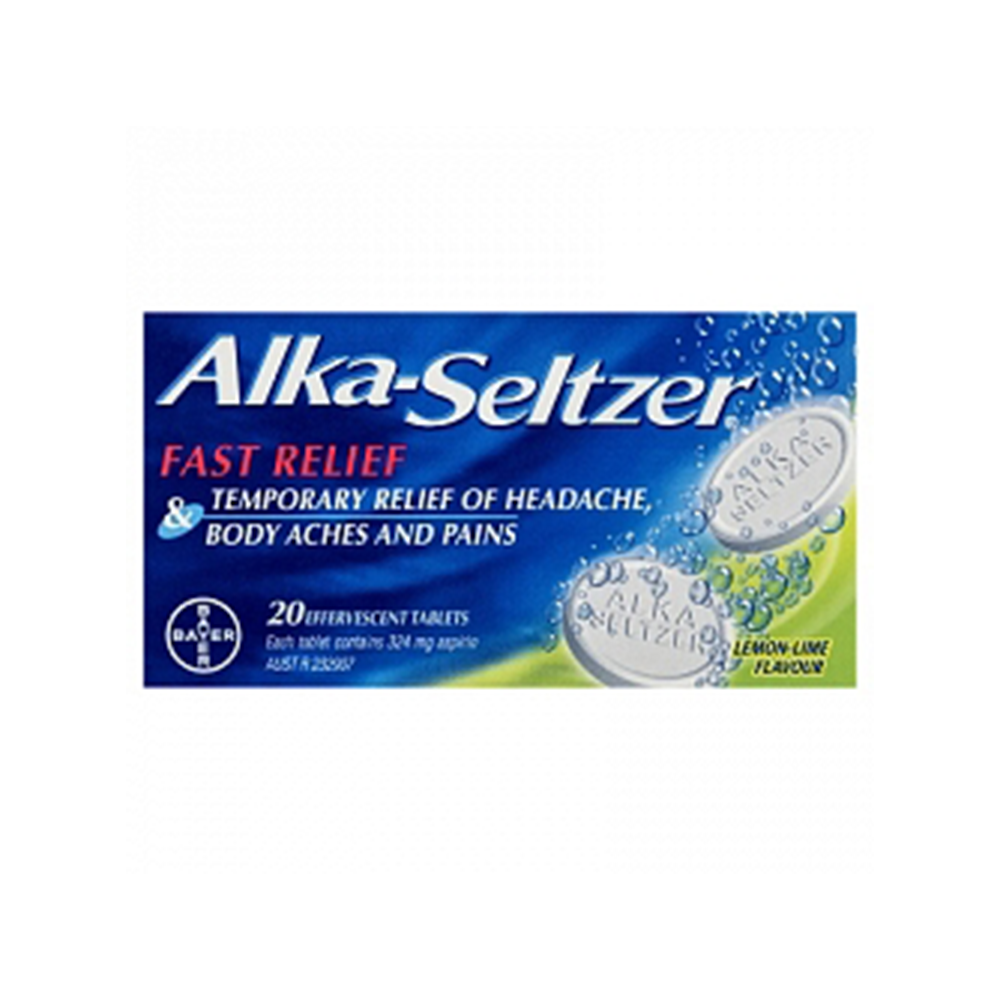 Alka Seltzer Lemon Lime 20 tablets – Chemist Plus