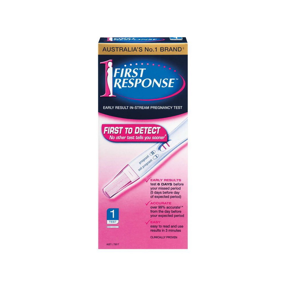 First Response Early Result Instream Pregnancy Test 1 pack – Chemist Plus